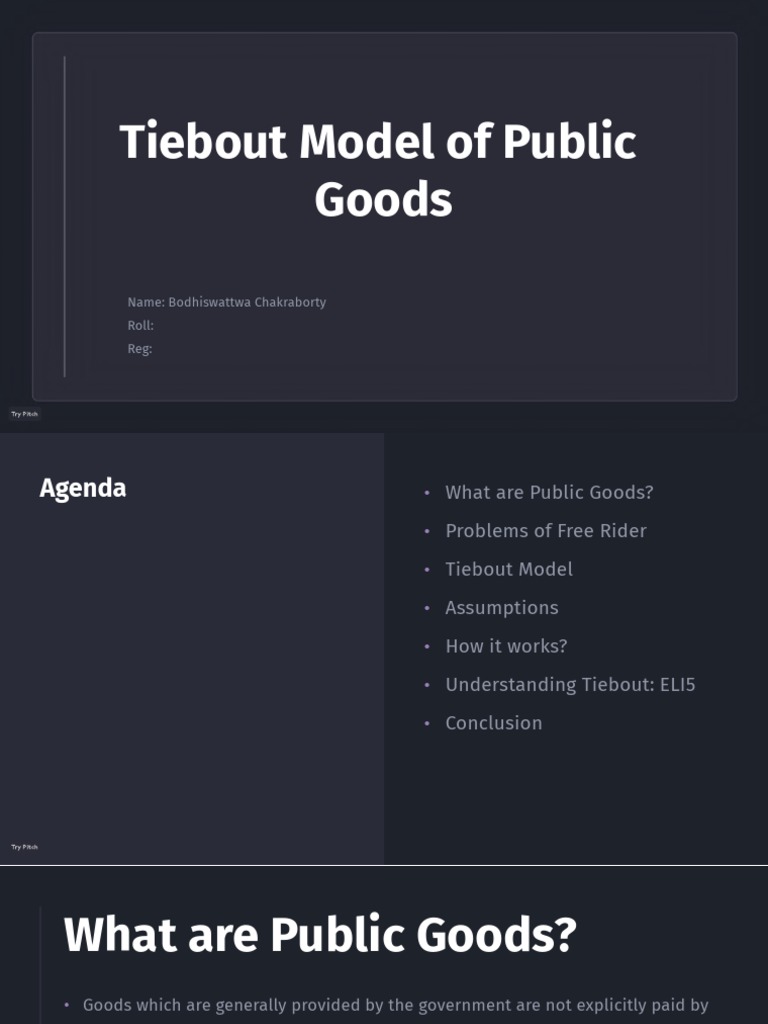 Tiebout Model: Local Public Goods Explained | PDF | Economics ...