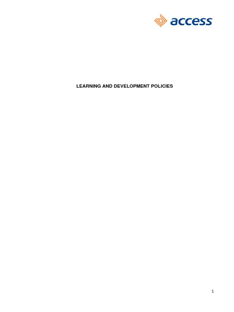 Training Policy | PDF | Competence (Human Resources) | Employment