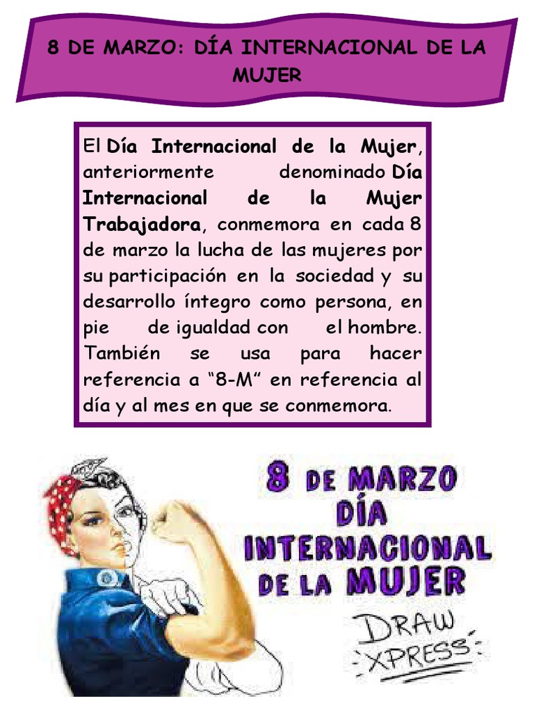 Día Internacional de la Mujer y Down | PDF