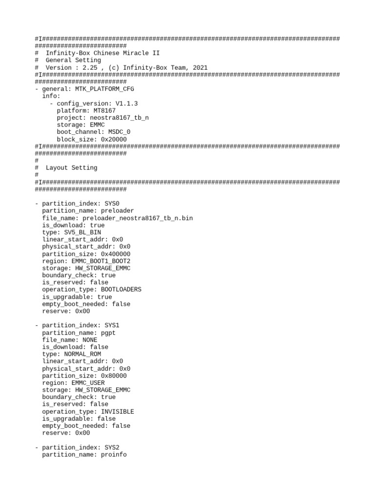 MT8167 Android Scatter | PDF | Computer Data Storage | Information Technology Management