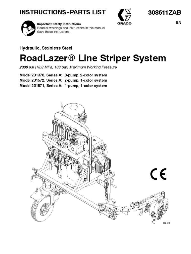 Graco RoadLazer Line Striper Manual | PDF