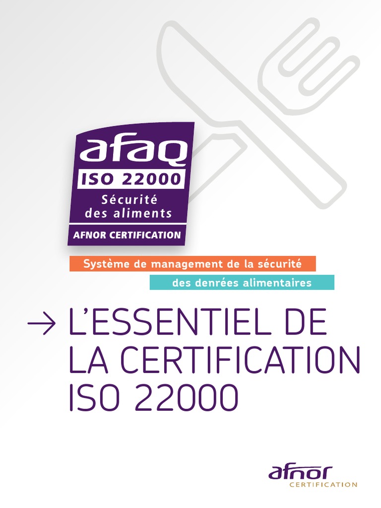 AFNOR Guide Transition ISO 22000 VF | PDF