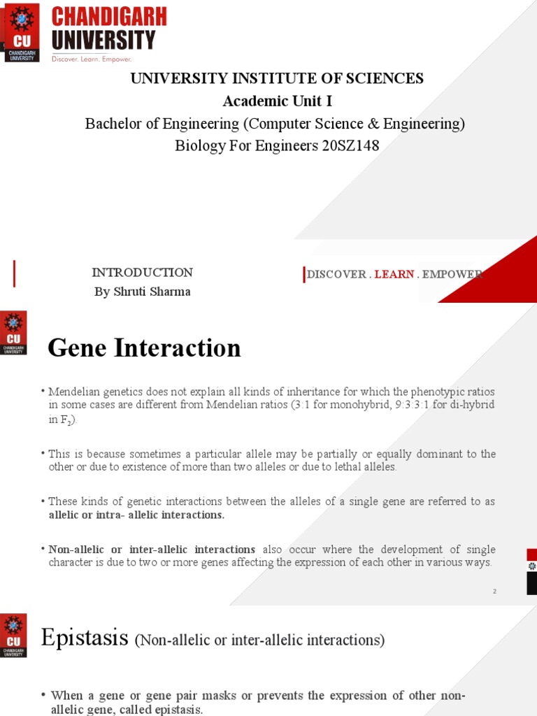 5 Gene Interaction | PDF | Dominance (Genetics) | Epistasis