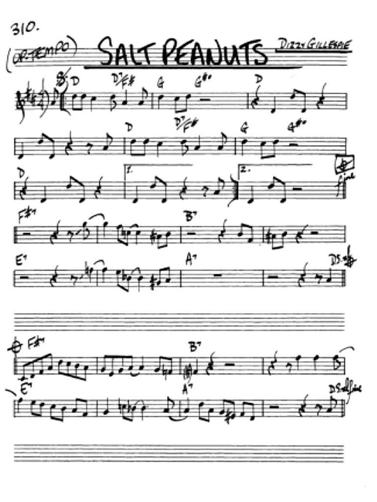 The-Real-Book-of-Jazz-Salt-Peanuts-Sheet-Music-For-Alto-Saxophone-10648 ...
