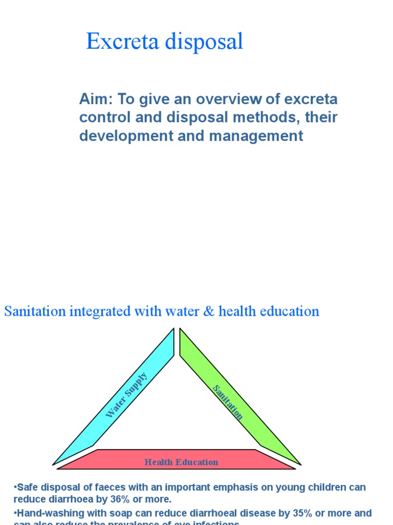02 Excreta Disposal 2004 v2 | PDF | Sanitation | Latrine