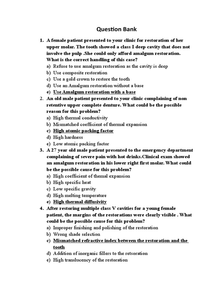 Question Bank PRS121 | PDF