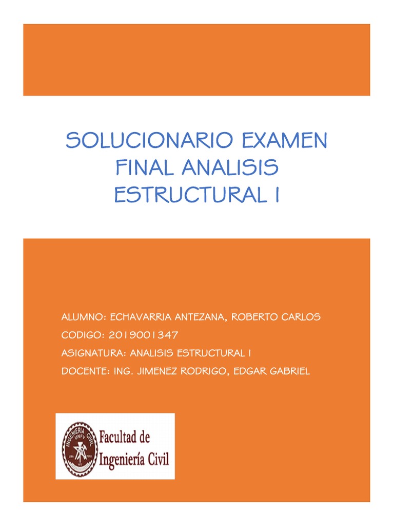 Solucionario Ex. Final - Analisis I | PDF