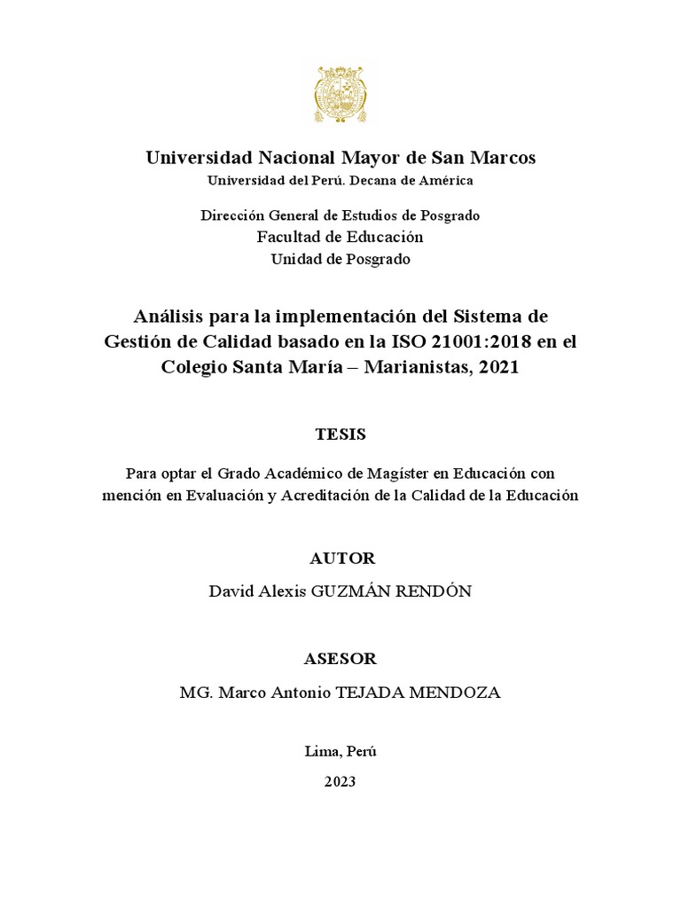 Guzmán RD | PDF | Calidad (comercial) | Enseñando