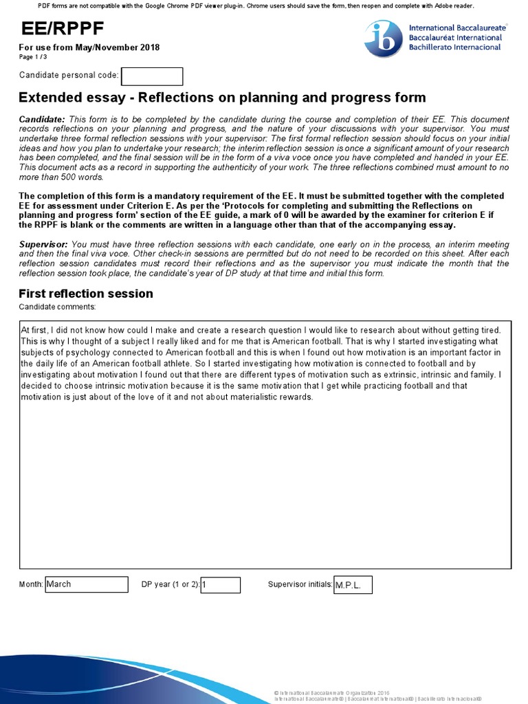 RPPF (English) | PDF | Motivation | Motivational