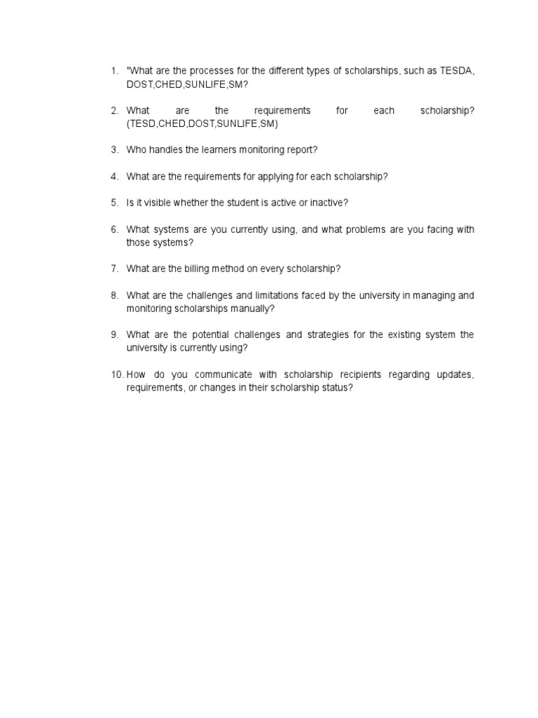 Research Questions | PDF