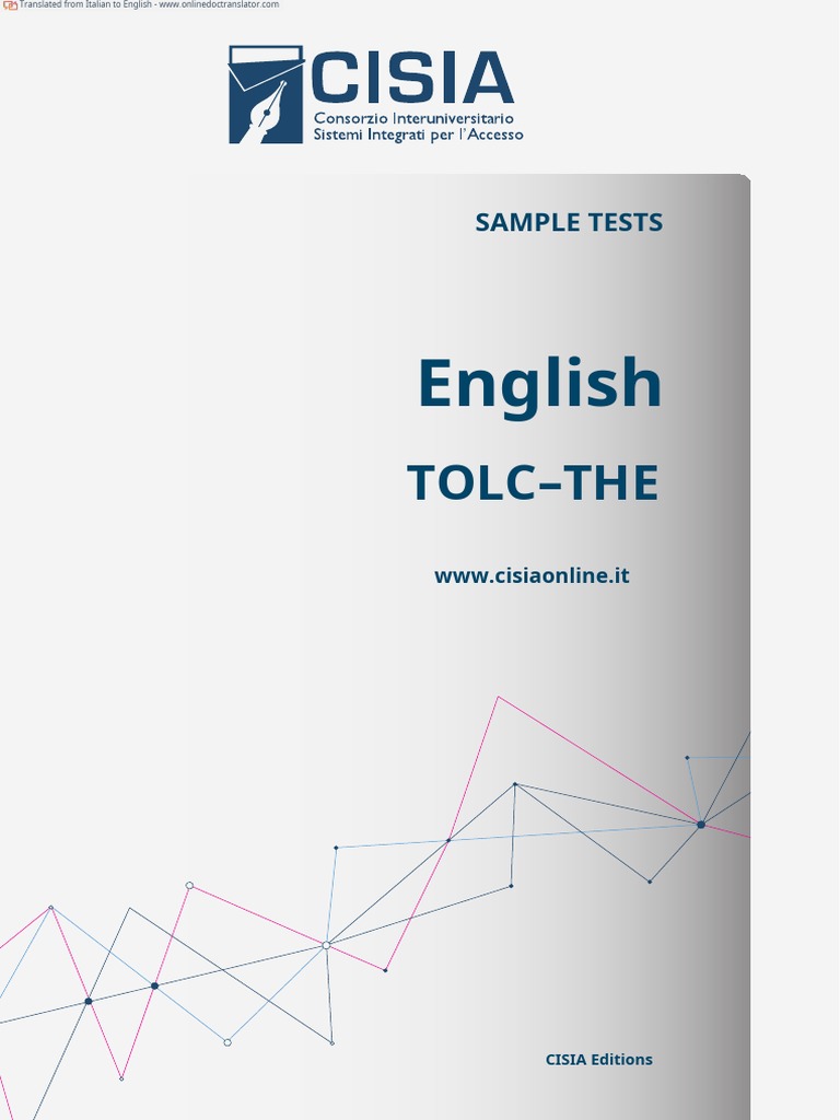 TOLC-I Sample Tests: Math & Logic | PDF | Circle | Coconut