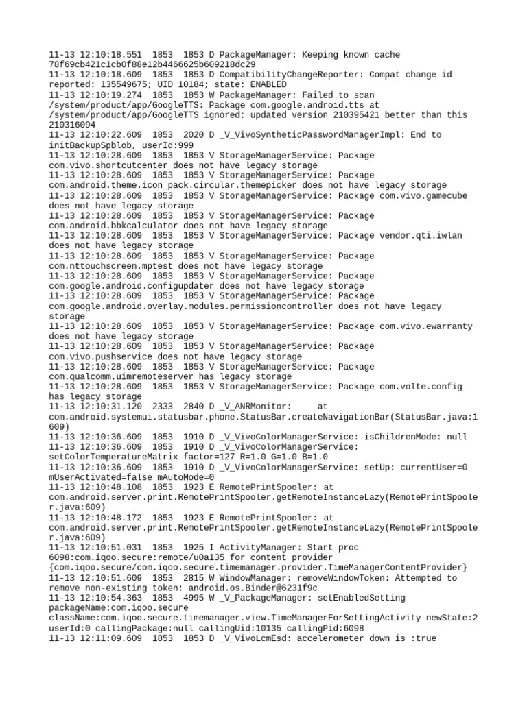 Package Management Log Analysis | PDF | Information Technology ...
