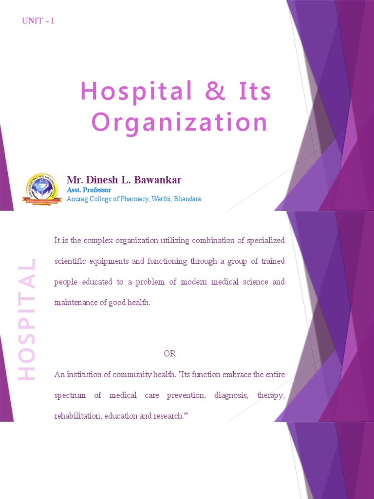 Hospital Organization and Functions Overview | PDF | Hospital | Health Care