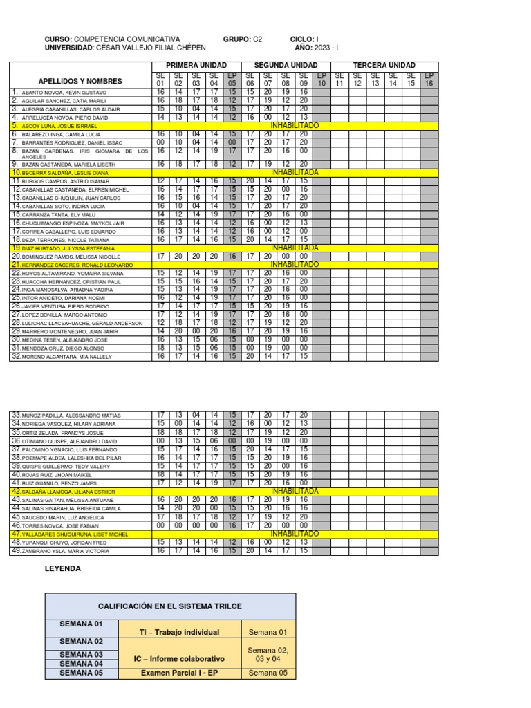 COMPETENCIA COMUNICATIVA C2 - Notas | PDF