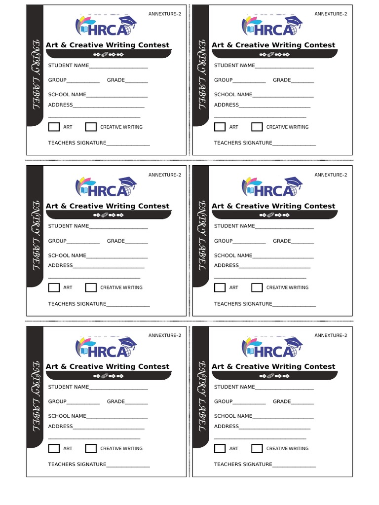 HRCA Annexure-2 Form | PDF