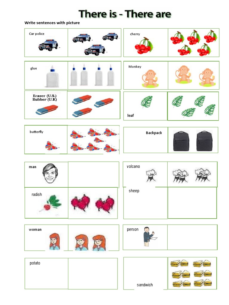 Afirmative - There is - There Are | PDF