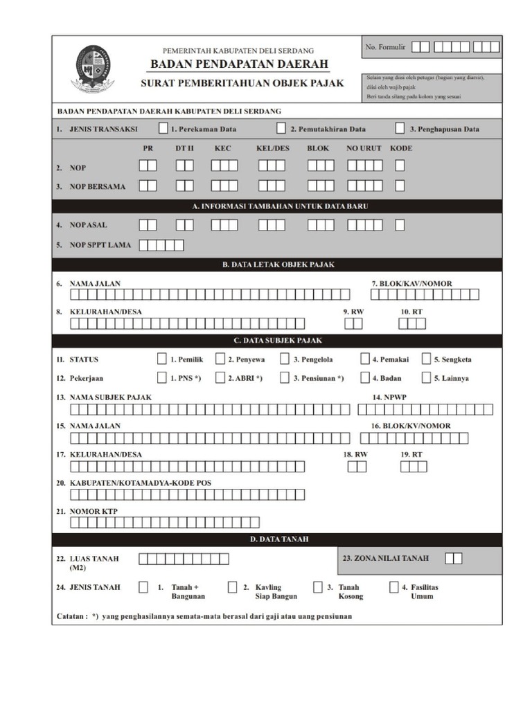 Form Spop Lsop | PDF