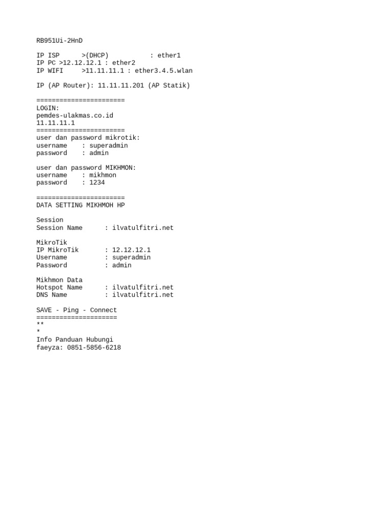 Mikrotik Password Pdf