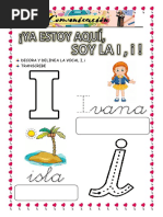 Palabras Con I I Cosas Objetos Animales Letra I | PDF