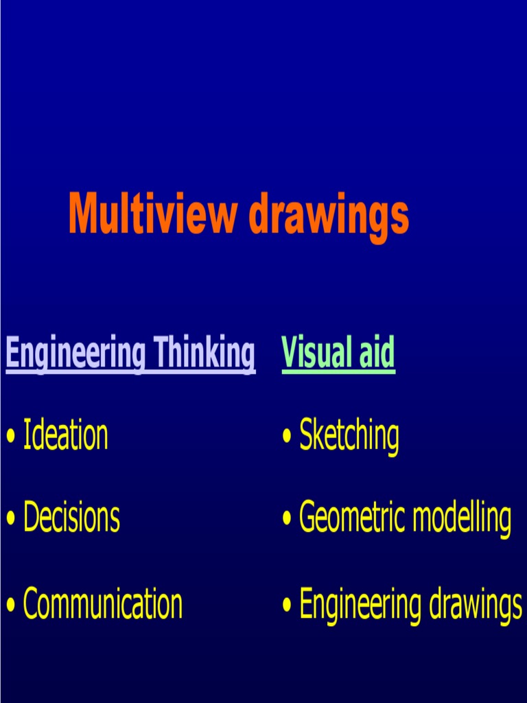 Multiview Drawings Pdf