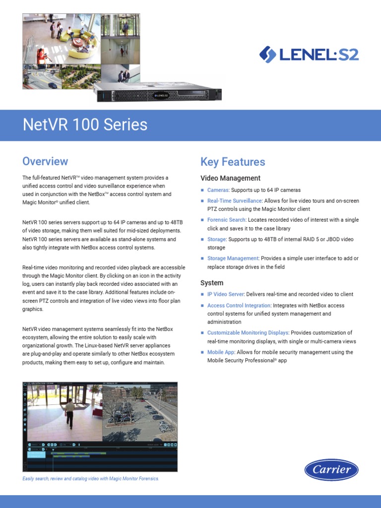 NetVR 100 Series Datasheet - tcm841 142502 | PDF | Solid State Drive ...