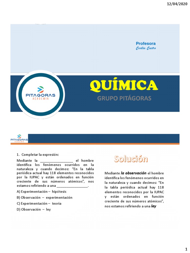 Qu - Castro (SRVT 2020-I) | PDF | Mezcla | Importar
