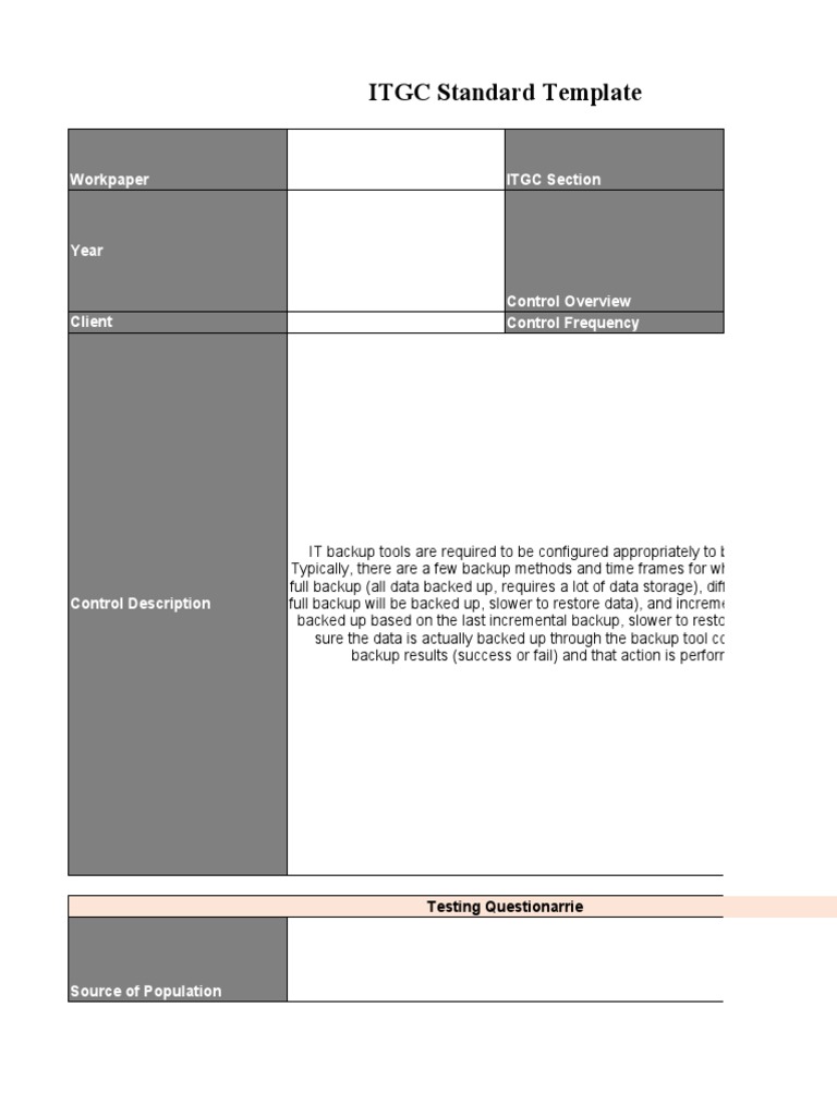 Itgc Manage Operation Assignment | PDF
