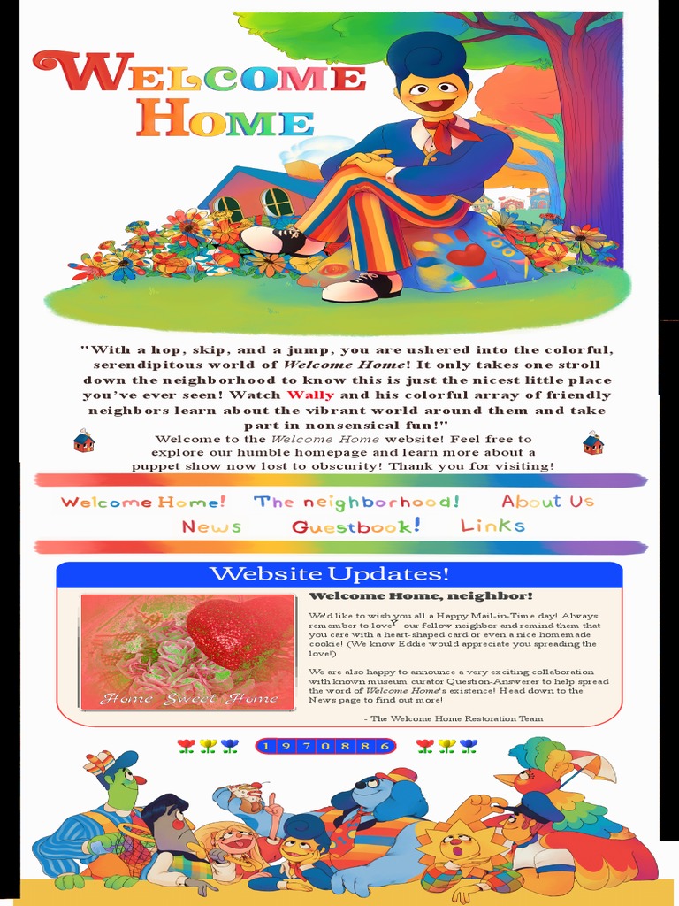 Welcome Home Page ClownIllustrations | PDF
