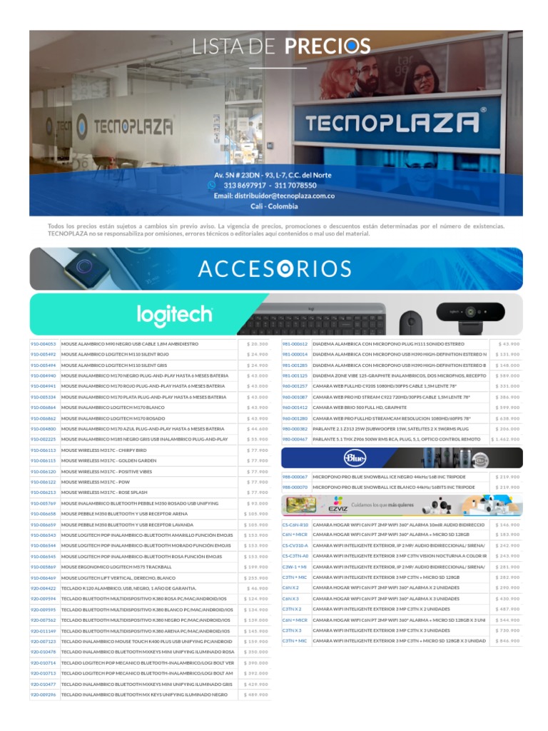 Catálogo Tecno 02-05-23 | PDF | Intel | Computer Engineering