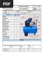 Check List Compresor de Aire | PDF | Ingeniería mecánica | Energía y recursos