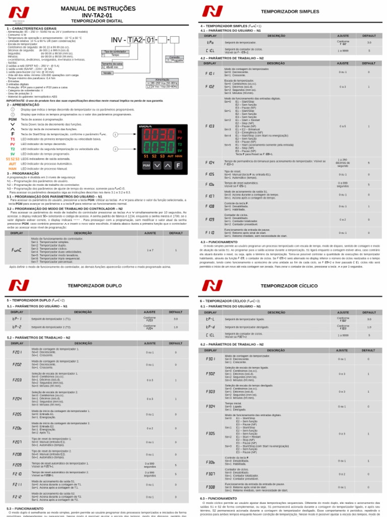 Manual - INV TA2 01 | PDF