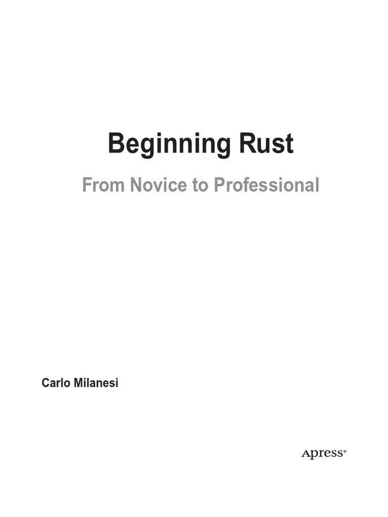 2 - PDFsam - Beginning Rust - From Novice To Professional (PDFDrive) | PDF