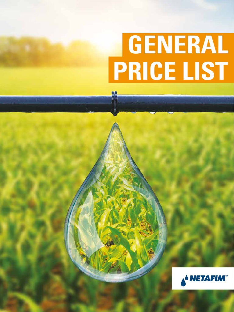 Netafim Catalog 2016 | PDF | Valve | Flow Measurement