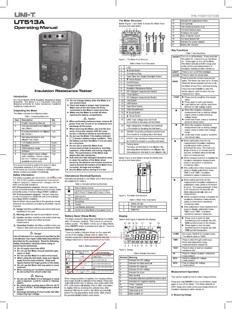 Manual de Uso Ut513a | PDF