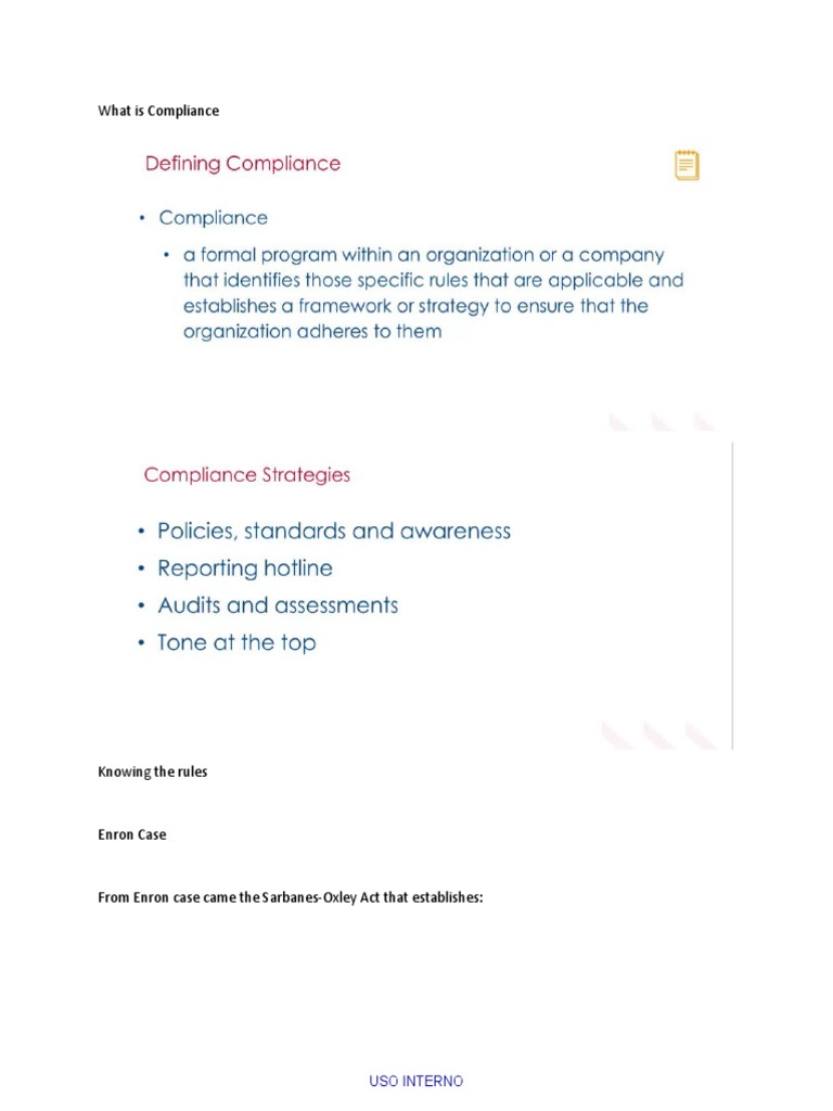 What Is Compliance | PDF