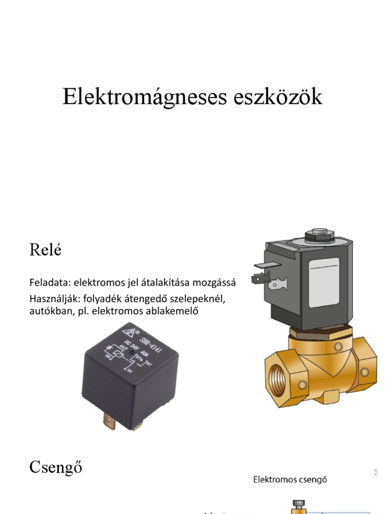 Elektromágneses eszközök | PDF