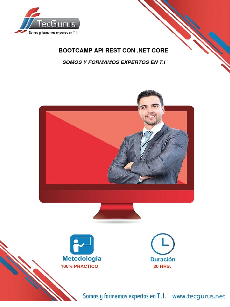 Temario API Rest | PDF | Transferencia de estado representacional | Json