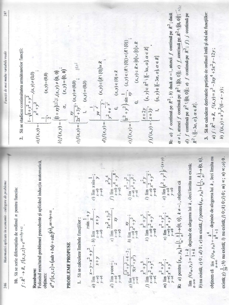 Note de Curs - Matematica - Partea 3 | PDF