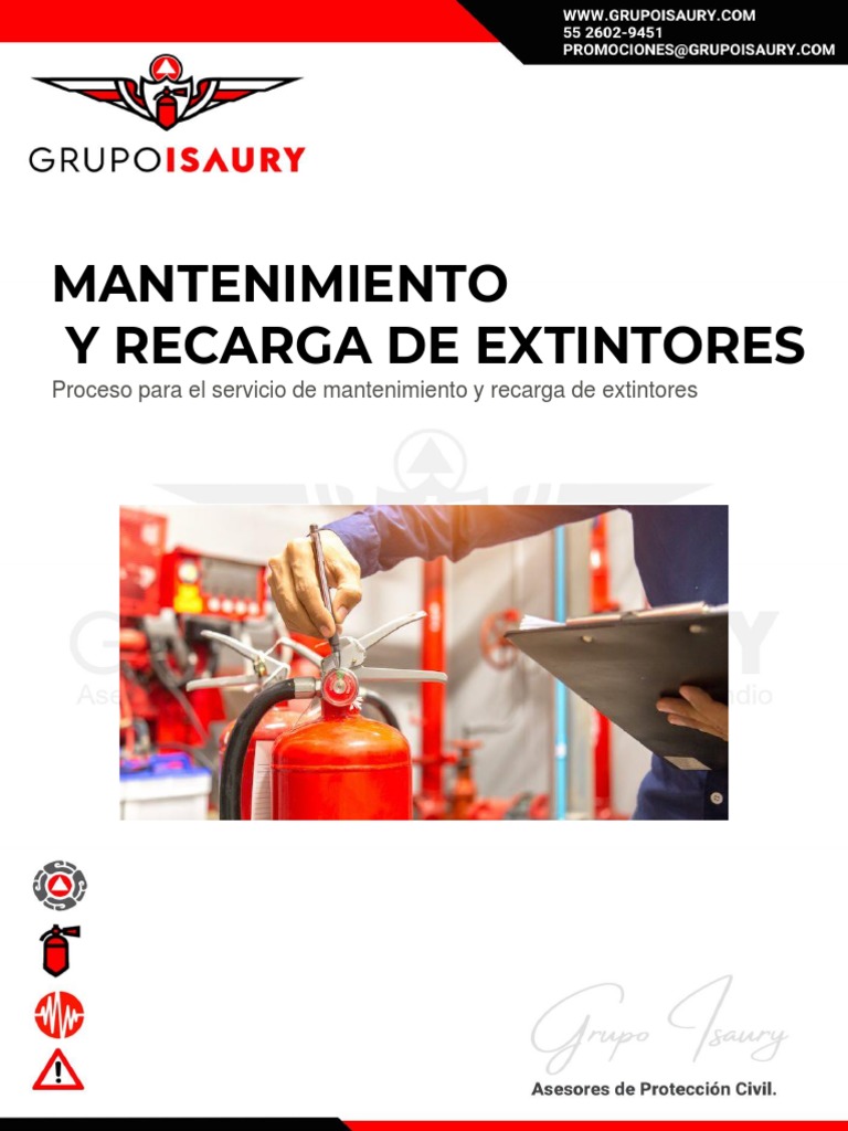 Mantenimiento y Recarga de Extintores | PDF