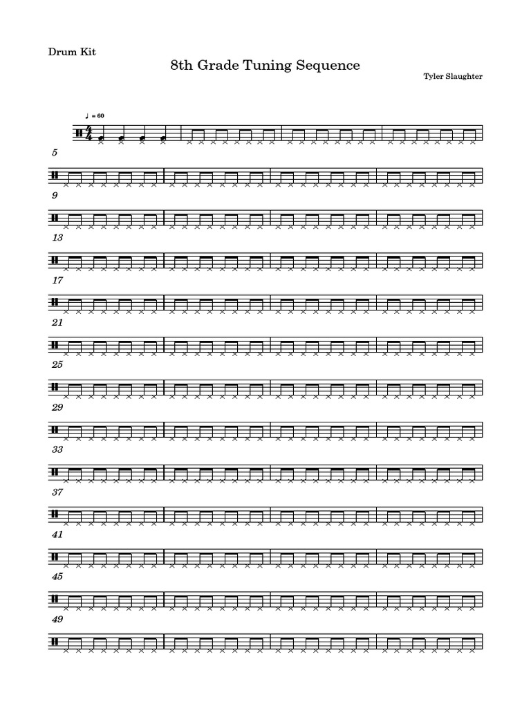 Tuning Sequence 8th | PDF
