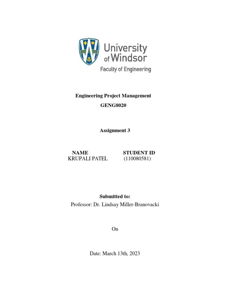 Assignment 3 EPM | PDF