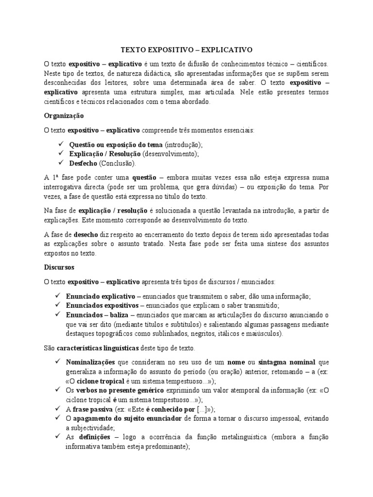 2.texto Expositivo - Explicativo Ispuna 2023 | PDF | Discurso | Linguística