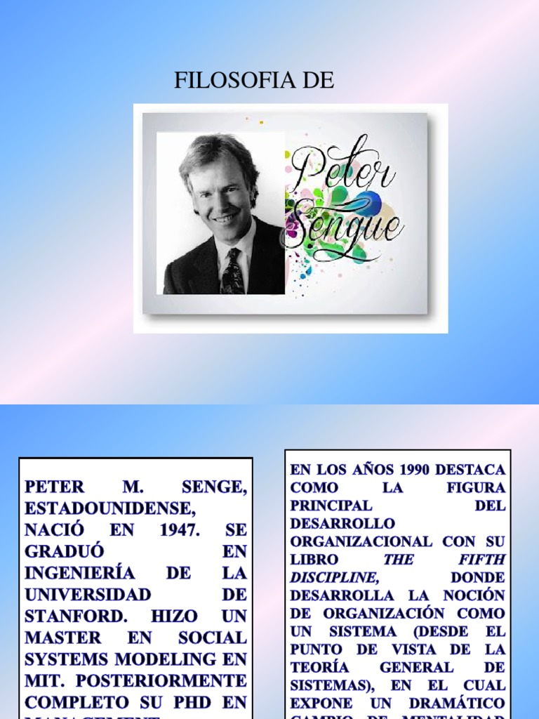 2.8. Peter Senge | PDF | Aprendizaje | Pensamiento