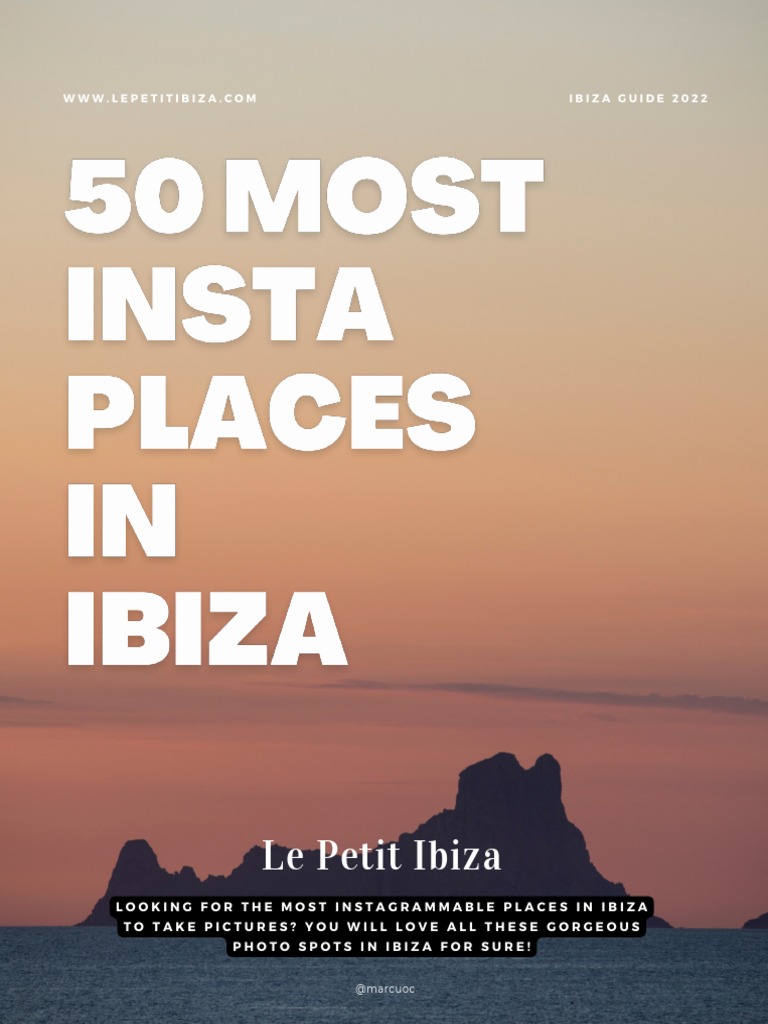 50 Most Instagrammable - Le Petit Ibiza | PDF