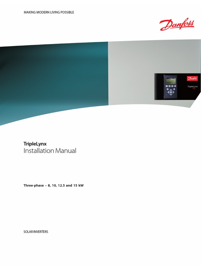 TripleLynx Inverter Installation Guide | PDF | Photovoltaics ...