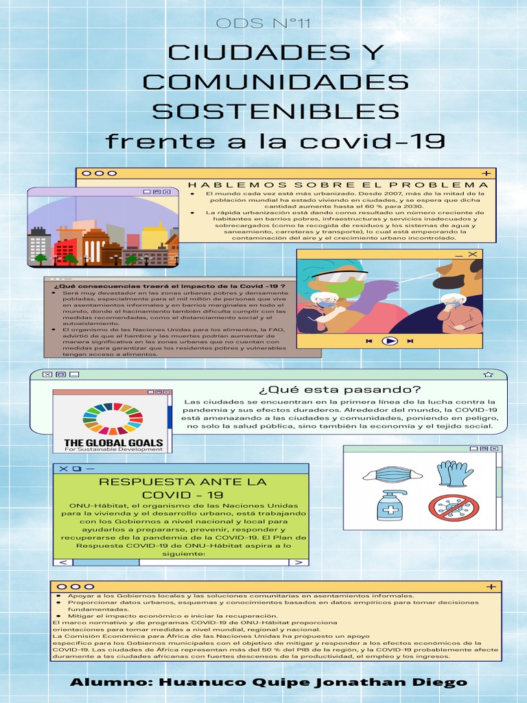 Infografía Sobre Uno de Los 17 ODS y La Respuesta Al COVID-19 | PDF ...