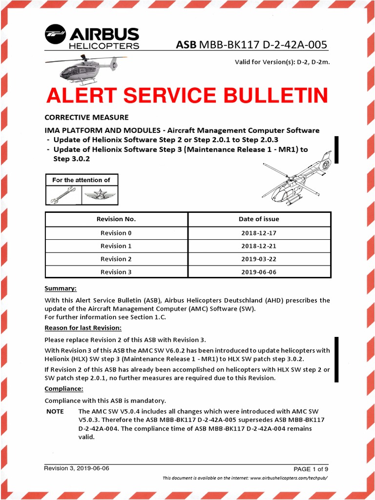 Alert SB BK117-D2-42-005-Rev3-EN | PDF | Computer Science | Systems ...