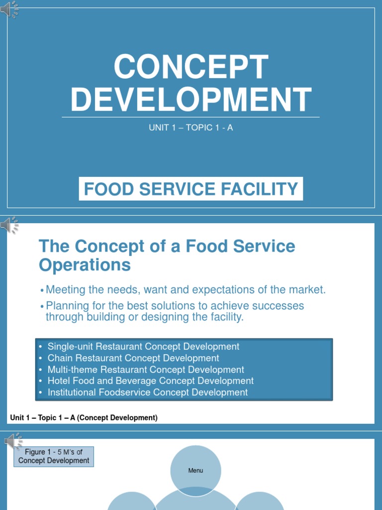 Food Service Concept Development Guide | PDF | Foodservice | Menu