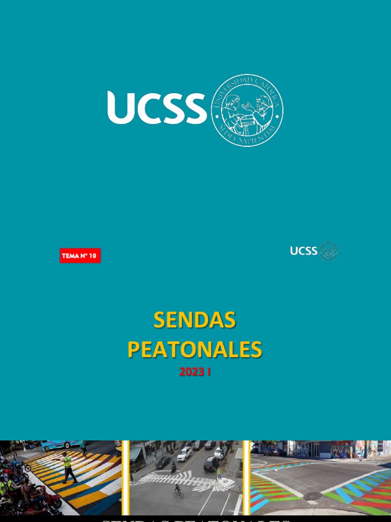 10 Sendas Peatonales y Rutas Accesibles 2023 I | PDF | Peatonal ...