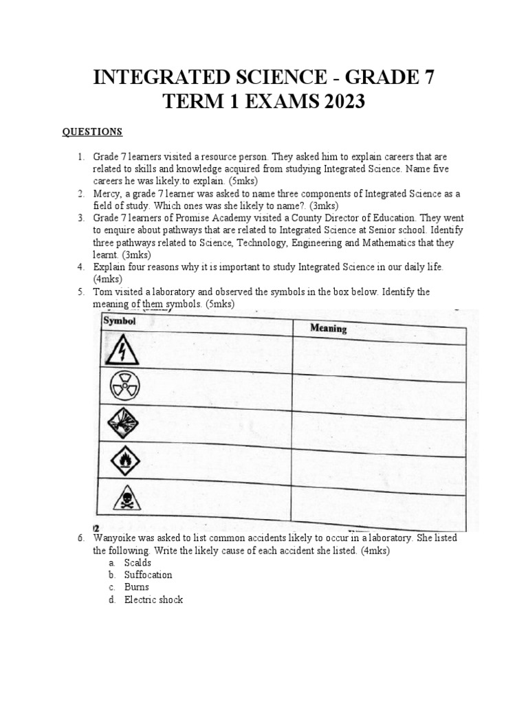 Integrated Science Grade 7 | PDF | Science | Learning